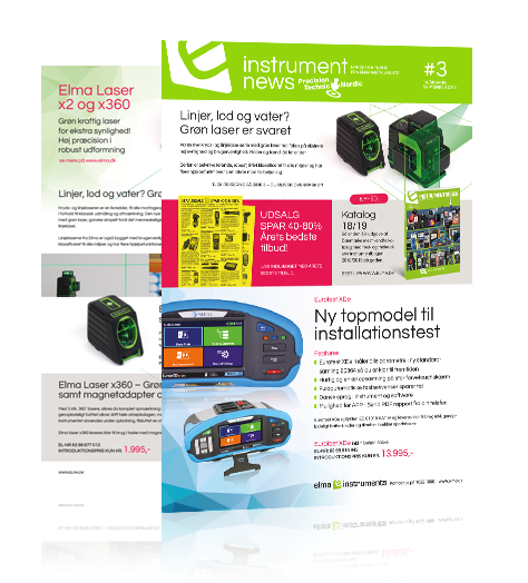 Måleinstrumenter og måleudstyr fra Elma Instruments